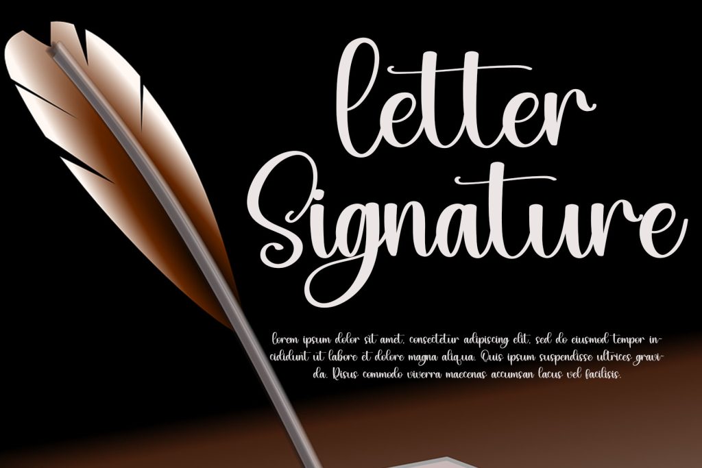 Simple Signature – Freshtypeink